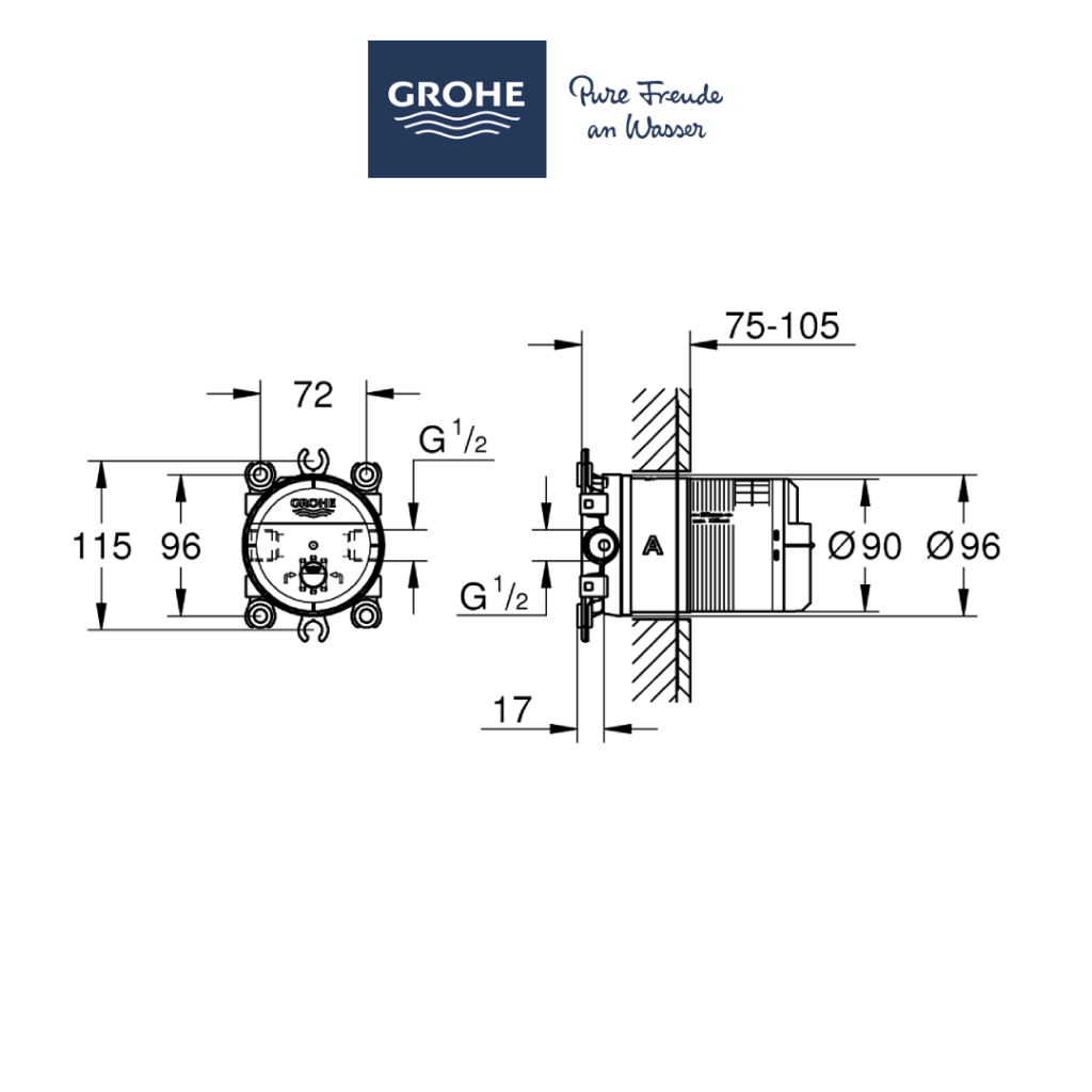 26483000 Universal Rough-in Box - Fullsun
